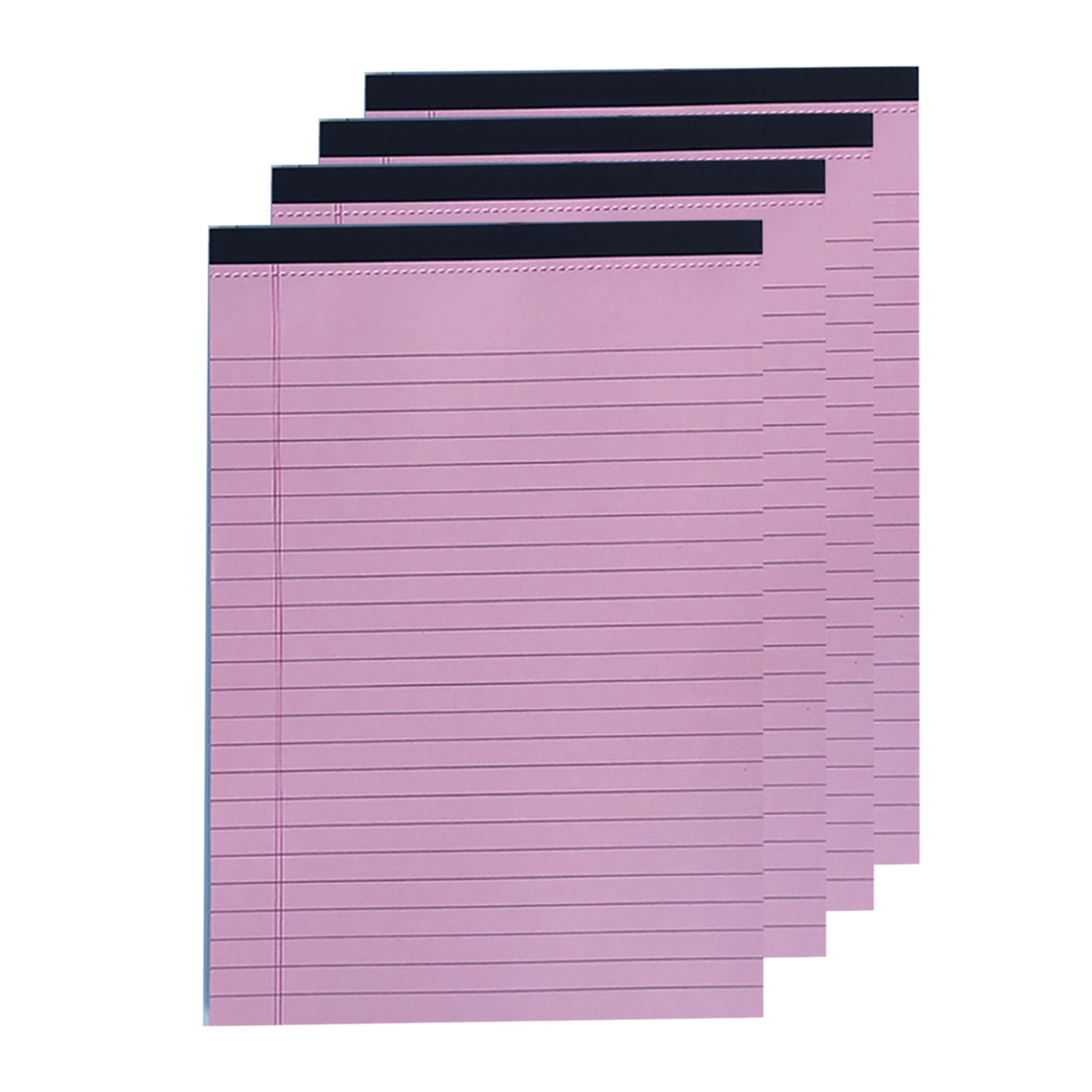 4-Piece Color Notepad Set - 50 Sheets Each, Lined Paper Pads with ...