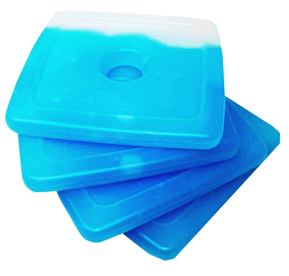 Perfect Life Ideas Compact Reusable Non-Toxic Ice Packs, 4 Piece ...