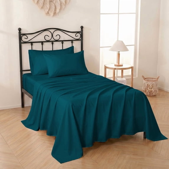 4 Piece Cot Sheets Set 30" x 80" with 10 Inch Deep 100% Egyptian Cotton ...