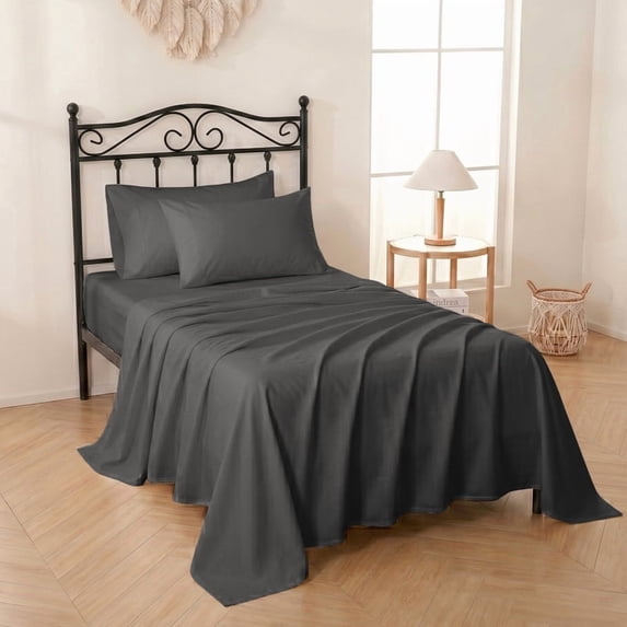 4 Piece Cot Sheets Set 32" x 75" with 9 Inch Deep 100% Egyptian Cotton ...