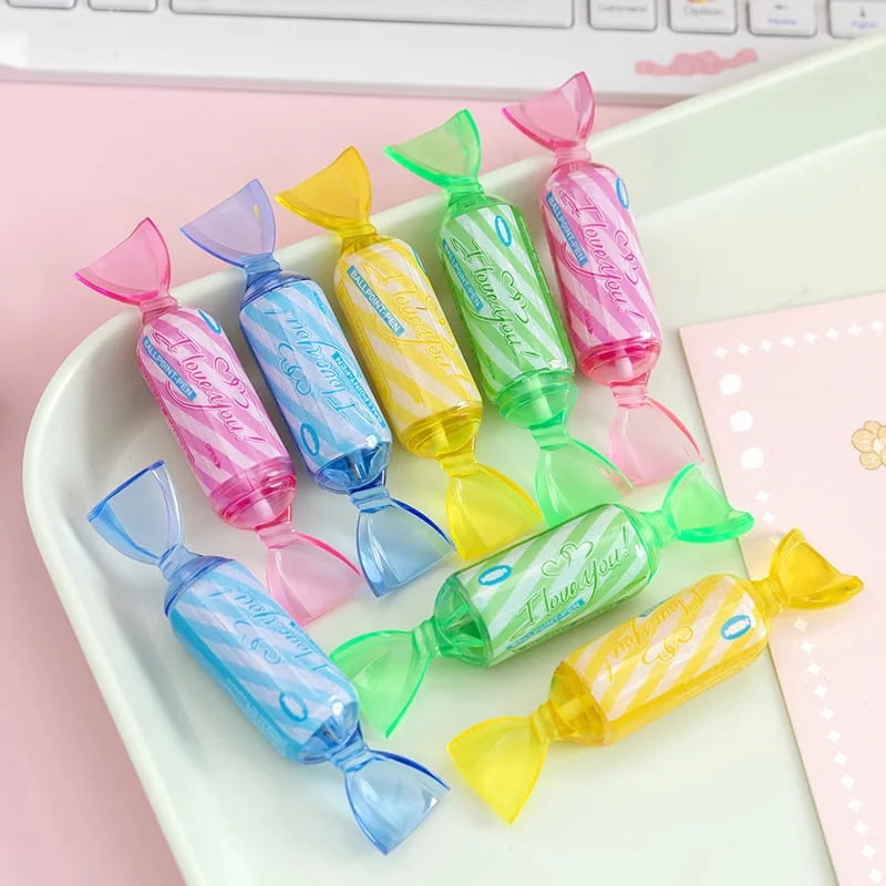 4 Piece Cute Colored Candies Stationery Creative Ballpoint Pen 4 Mixed ...
