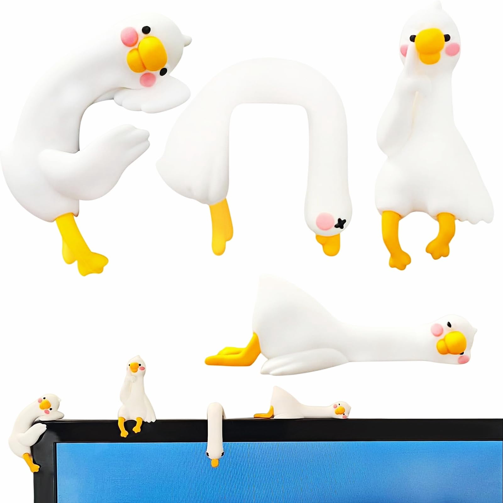 4-Piece Dachshund Mood Squad Figurines - Funny Weiner Dog Desk Decor ...