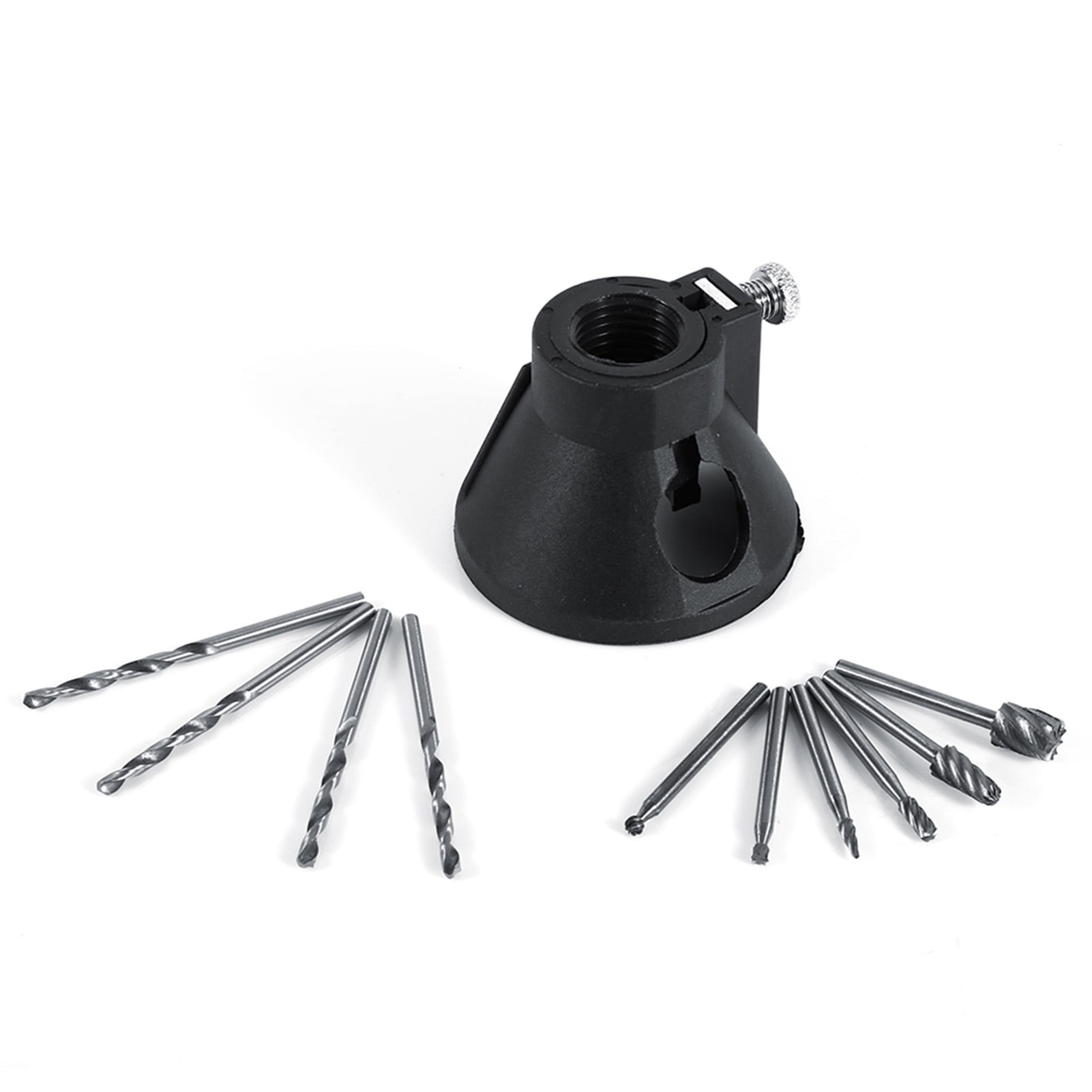 4-Piece Drill Bit Set Including 6 Pieces of HSS Wood Milling Burrs, 1 ...