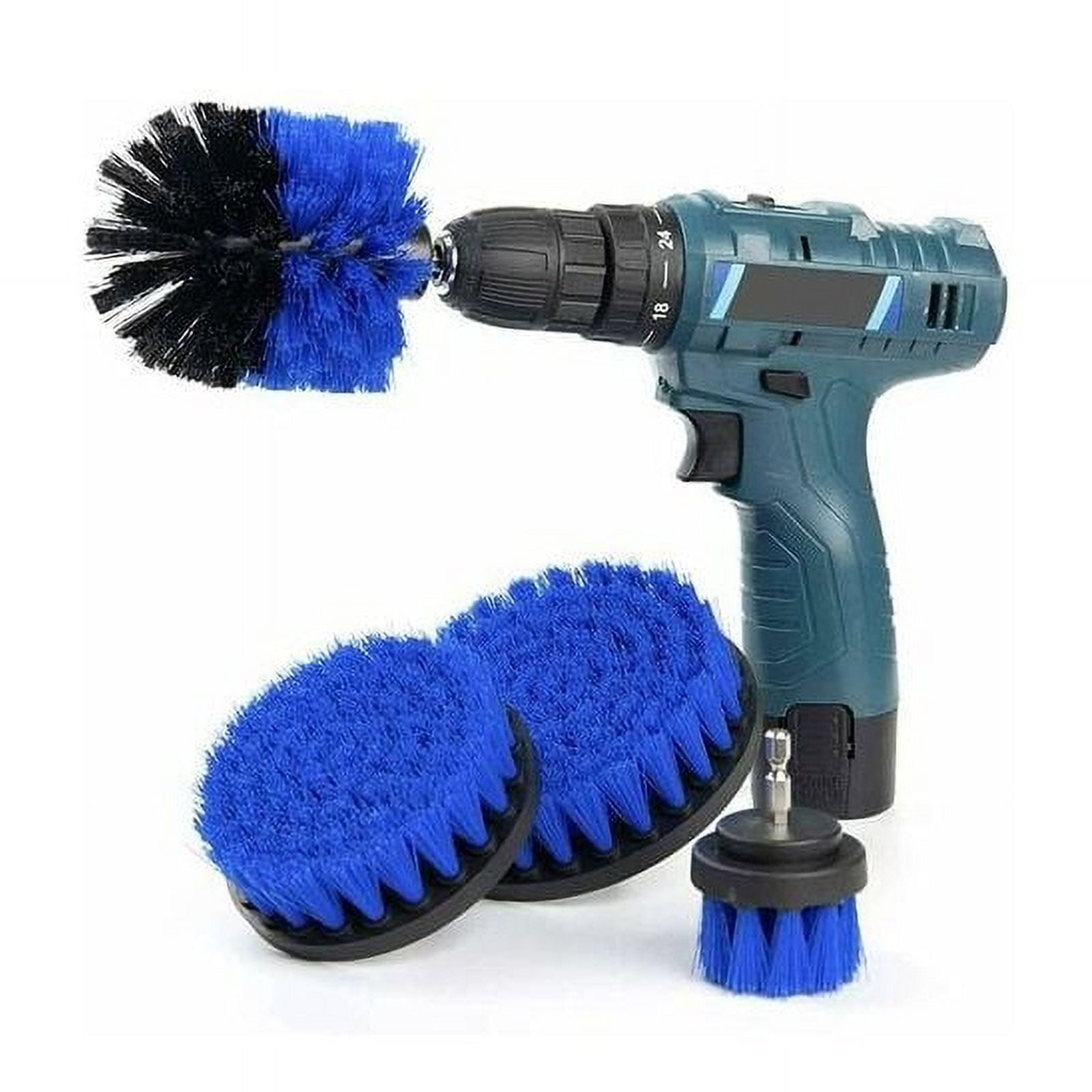 4 Piece Drill Brush, Electric Drill, Abrasion Brushes, Car Carpet ...