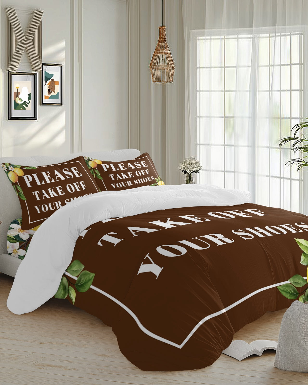 4 Piece Duvet Cover Set Cal king, Funny Quotes Please Take off Your ...