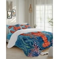 4 Piece Duvet Cover Set Cal king, Sea Animal Red Lobster Soft ...