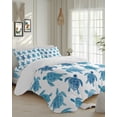 4 Piece Duvet Cover Set Cal king, Summer Blue Sea Turtle Soft ...