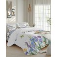 4 Piece Duvet Cover Set Cal king, Sweet Home Green Gnomes Soft ...