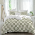 4 Piece Duvet Cover Set Full, Abstract Arrow Weave Soft Breathable ...