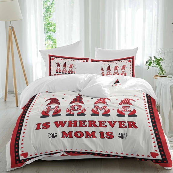 4 Piece Duvet Cover Set Full, Mother's Day Dwarf Quotes Soft Breathable ...