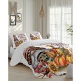 4 Piece Duvet Cover Set Queen, Farm Harvest Gnome Pumpkin Soft ...