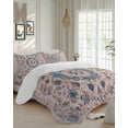 4 Piece Duvet Cover Set Queen, Vintage Ethnic Flower Texture Soft ...