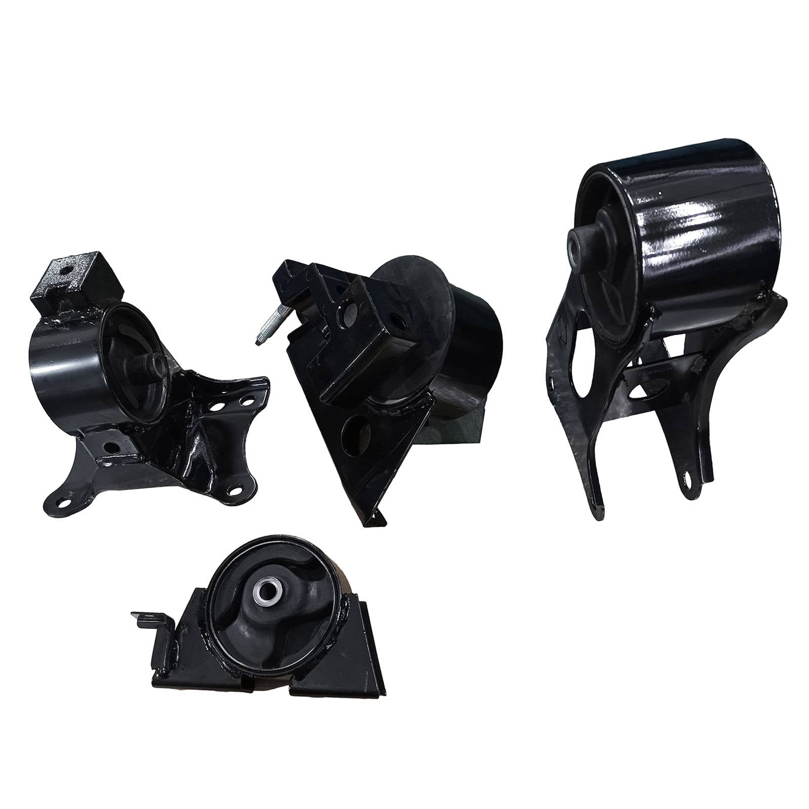 4-Piece Engine and Transmission Mount - Vibration Dampening Motor ...