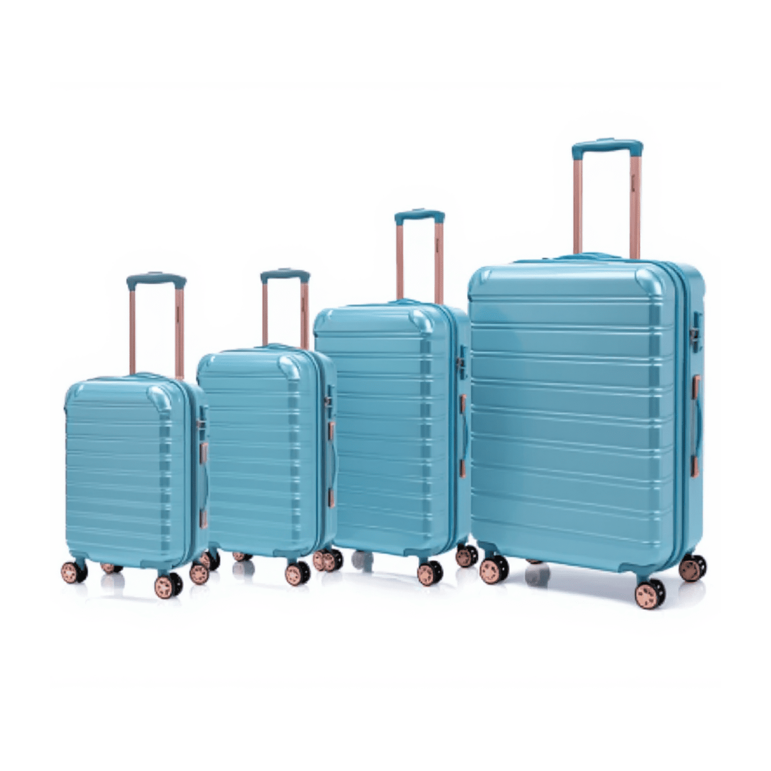 4-Piece Expandable Spinner Luggage Set – 18″, 20″, 26″ & 30″ - Walmart.com
