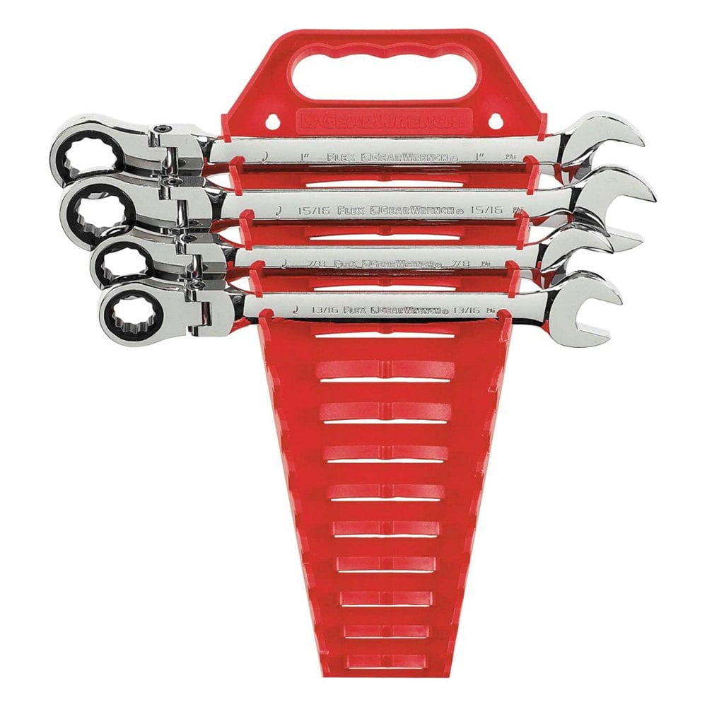 4 Piece Flex Head Completer Wrench Set SAE - Walmart.com