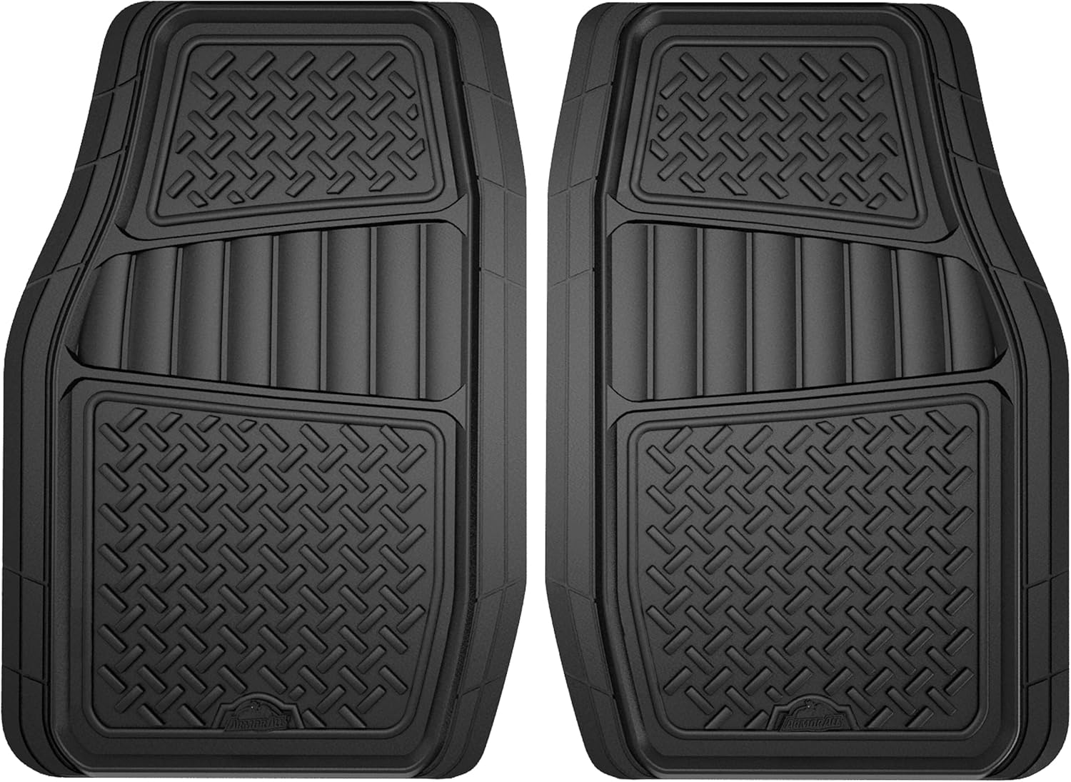 4-Piece Floor Mats, Trim-to-Fit All-Weather Mats for Cars, Trucks, SUVs ...