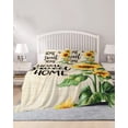 4 Piece Full Sheet Set Spring Sunflowers Sheets Set for Full Size Bed ...