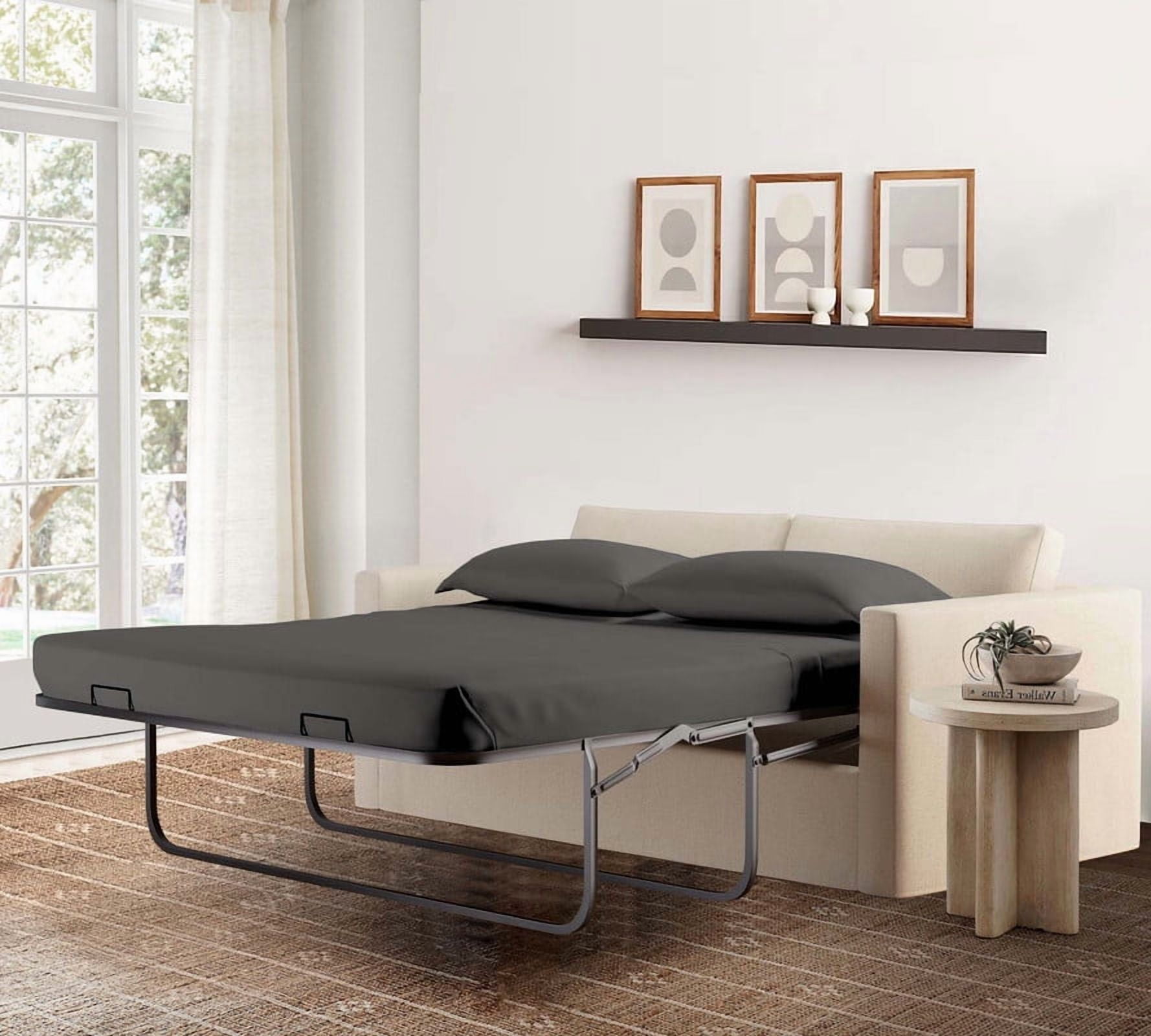 4-Piece Full Sleeper Sofa Sheet Set, 100% Egyptian Cotton, 600 Thread ...