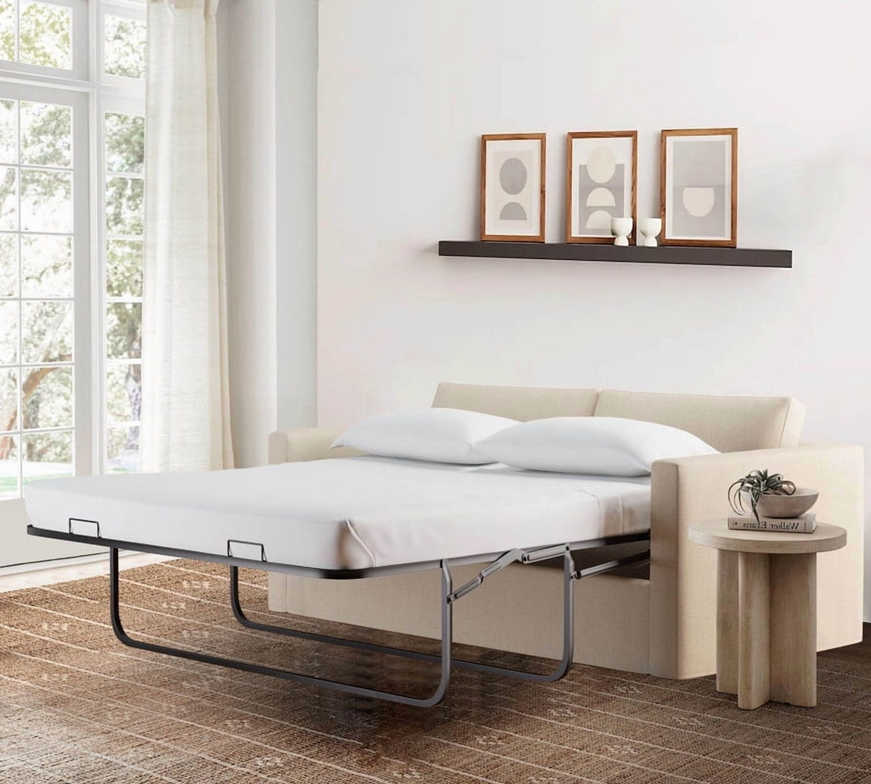 4-Piece Full Sleeper Sofa Sheet Set, 100% Egyptian Cotton, 800 Thread ...