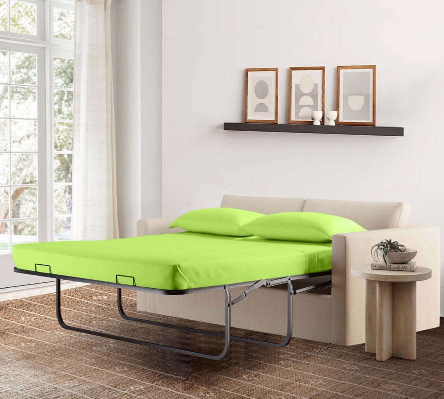 4-Piece Full Sleeper Sofa Sheet Set, 100% Egyptian Cotton, 800 Thread ...