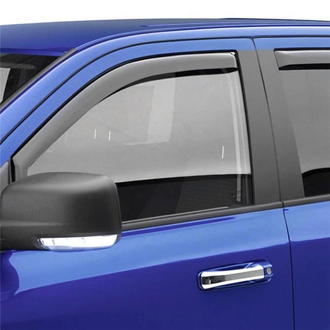 4 Piece In-Channel Slimline Window Visors for 2015-2021 Ford F150 ...