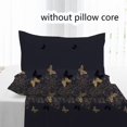 4-Piece Kids Butterfly Print Bedding Set - Soft & Breathable Polyester ...