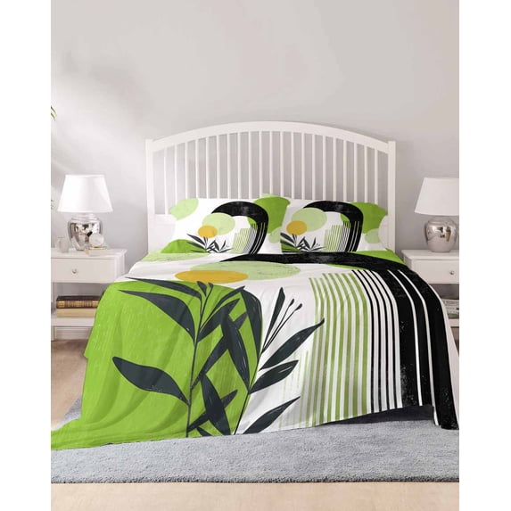 4 Piece King Sheet Set Boho Middle Century Sheets Set for King Size Bed ...