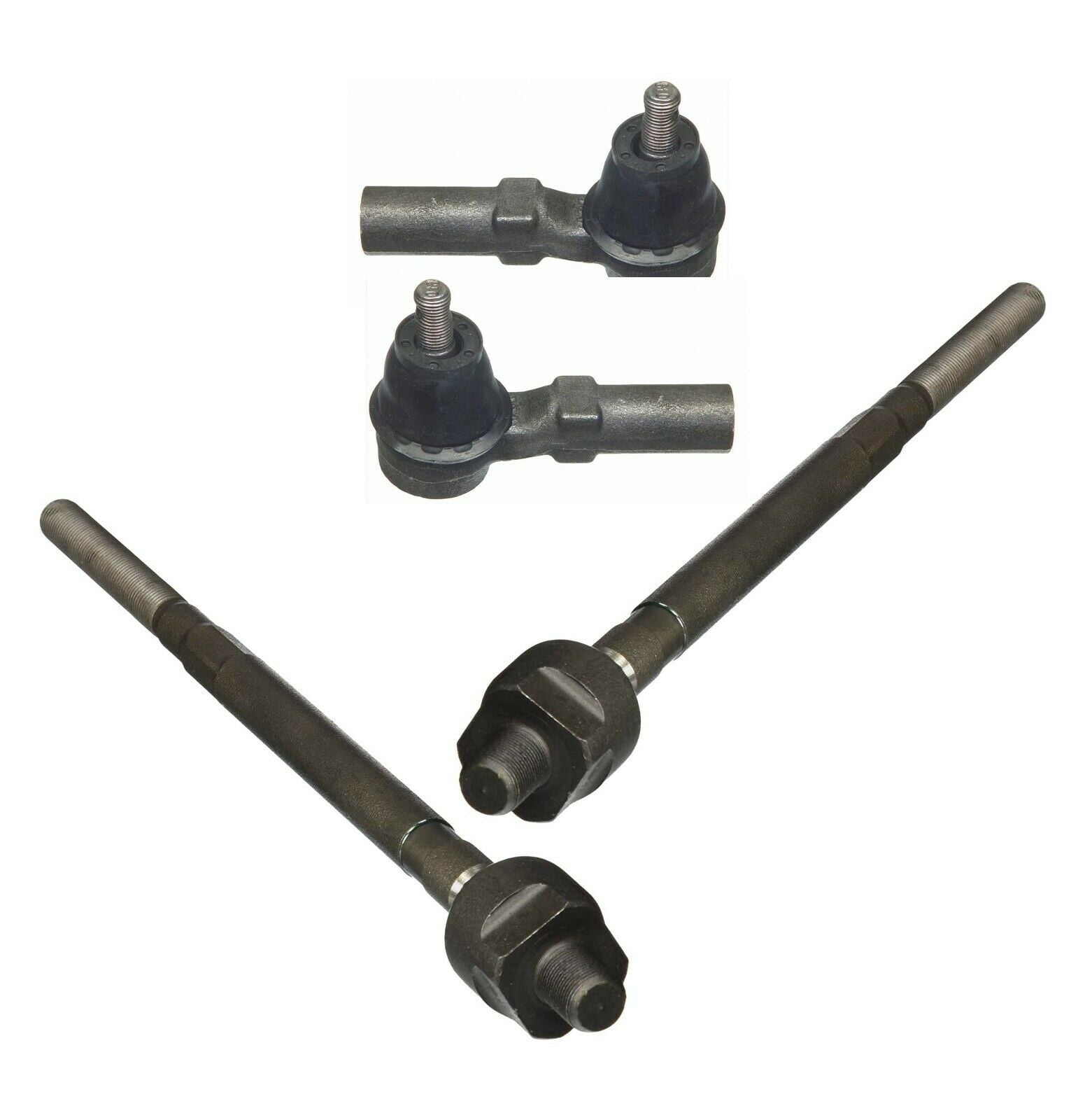 4 Piece Kit Inner & Outer Tie Rods Steering Left Right Side Fits select ...
