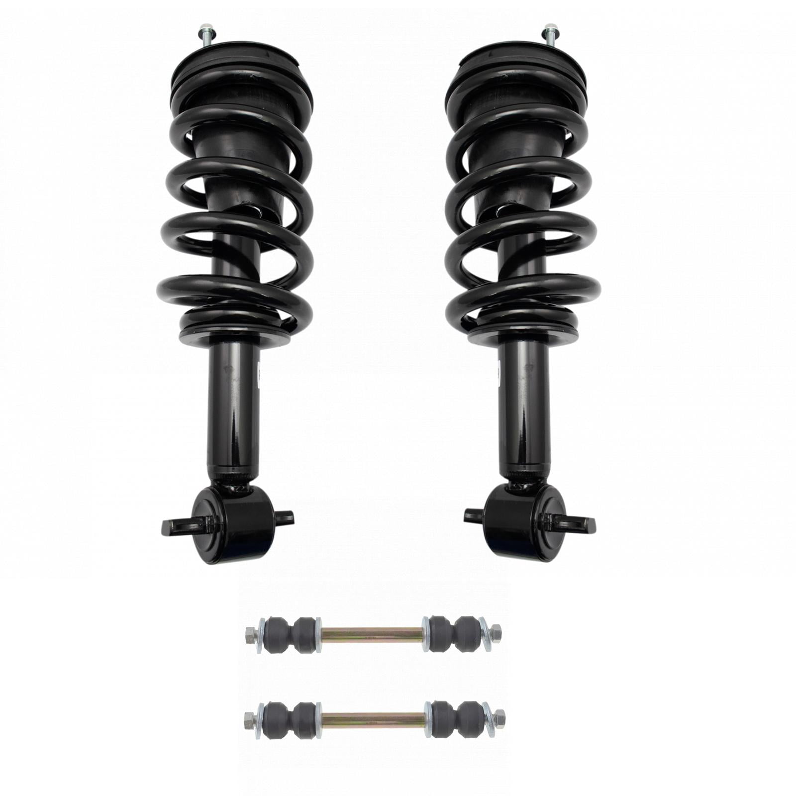 4 Piece Kit Shock & Coil Spring Sway Bar End Link for Chevy GMC Truck ...