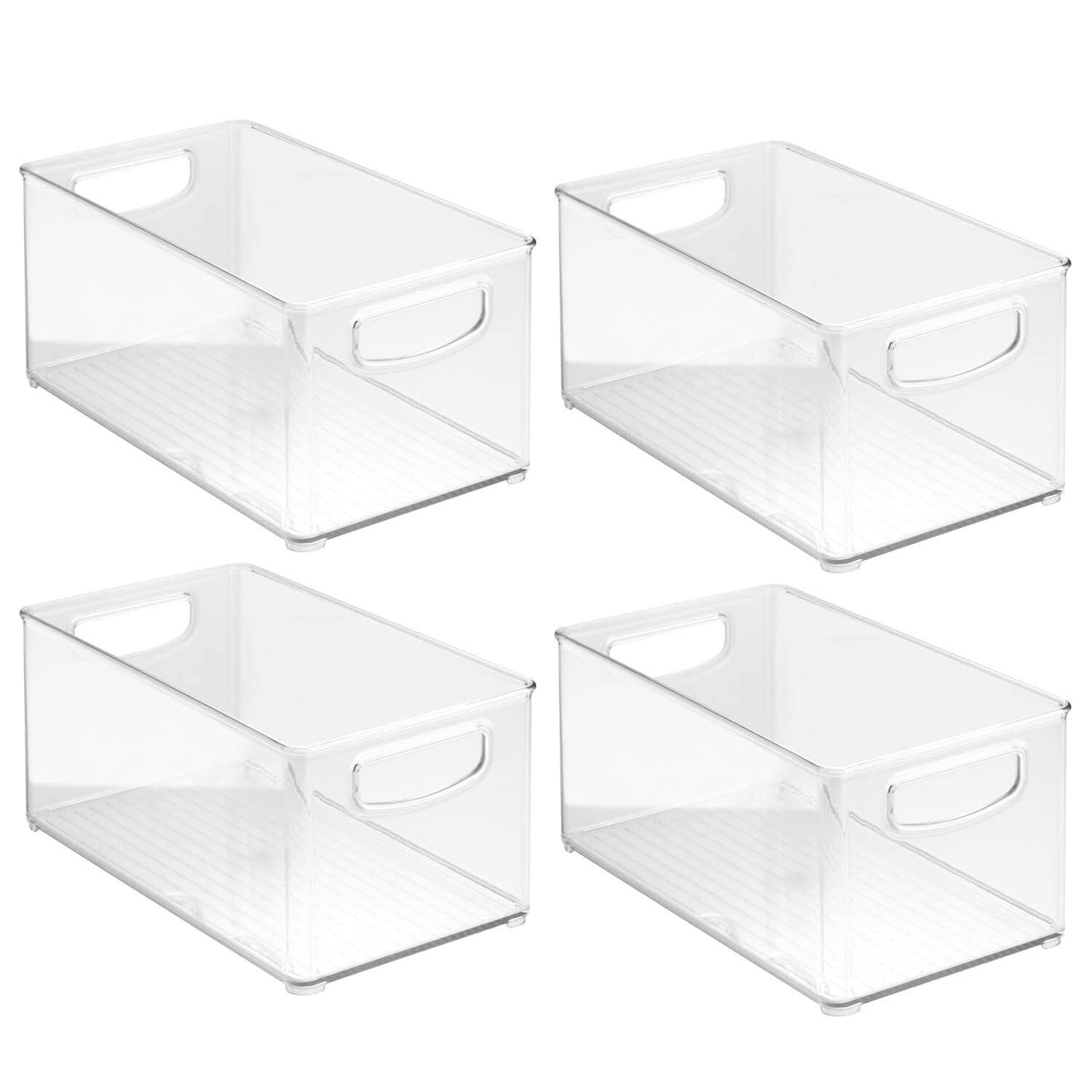 4-Piece Kitchen Organizer Bins Set - Multi-Purpose Refrigerator/Freezer ...