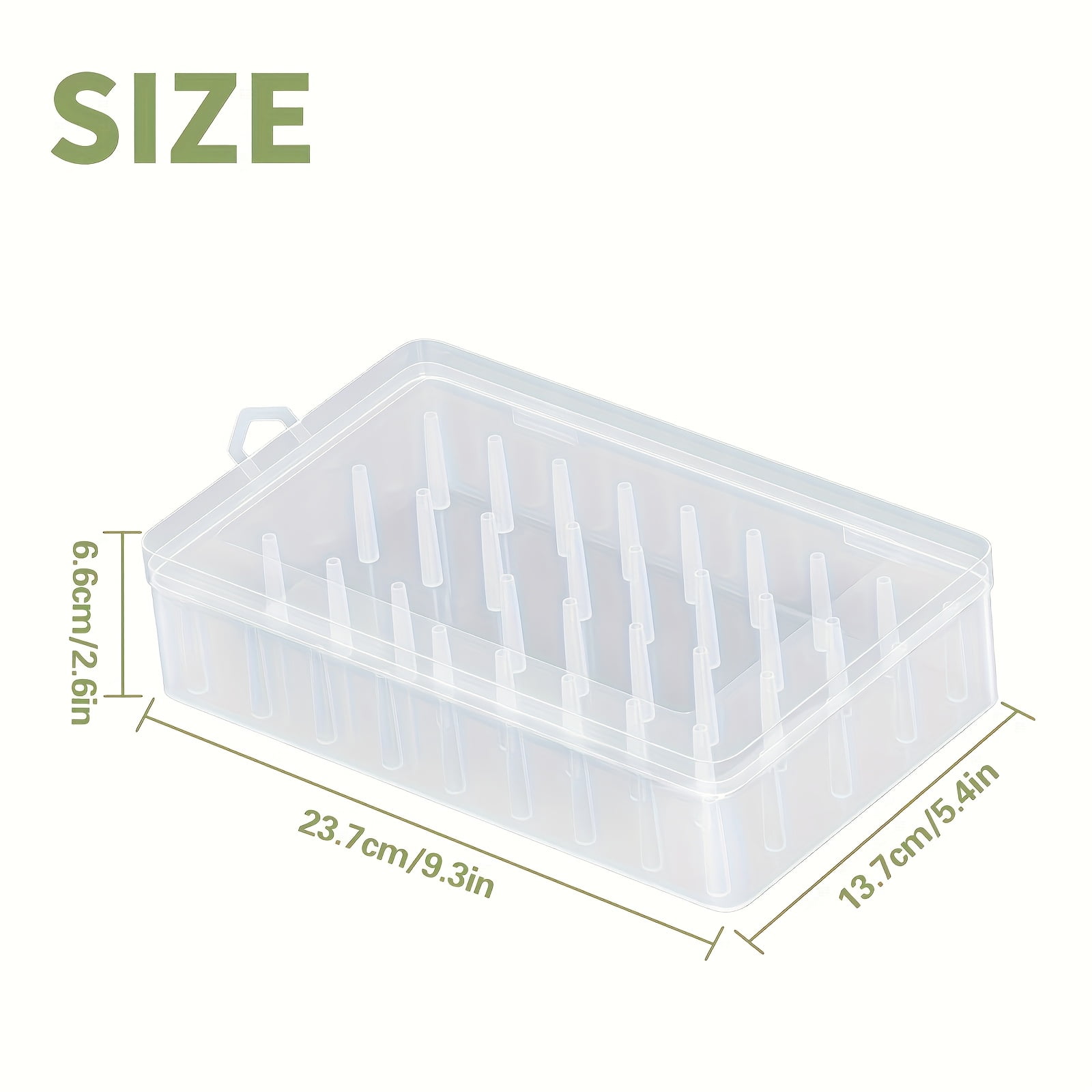 4-Piece Large Capacity Sewing Thread Storage Box with Lid- Heavy Duty ...