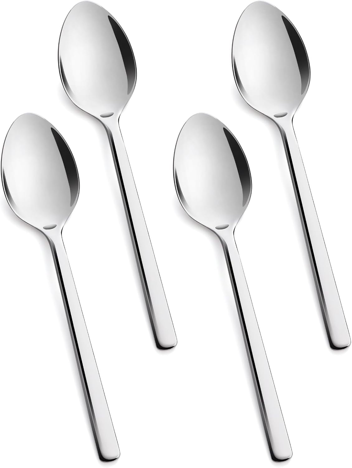 4 Piece Large Hostess 18/10 Stainless Steel Serving Spoon Set, Heavy ...