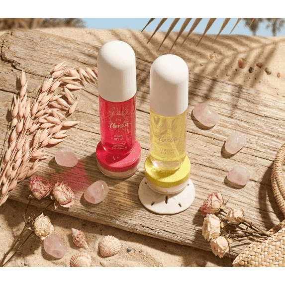 FERNA LABS Scented Body Mist and Cream Travel Gift Set, 4 Piece ...