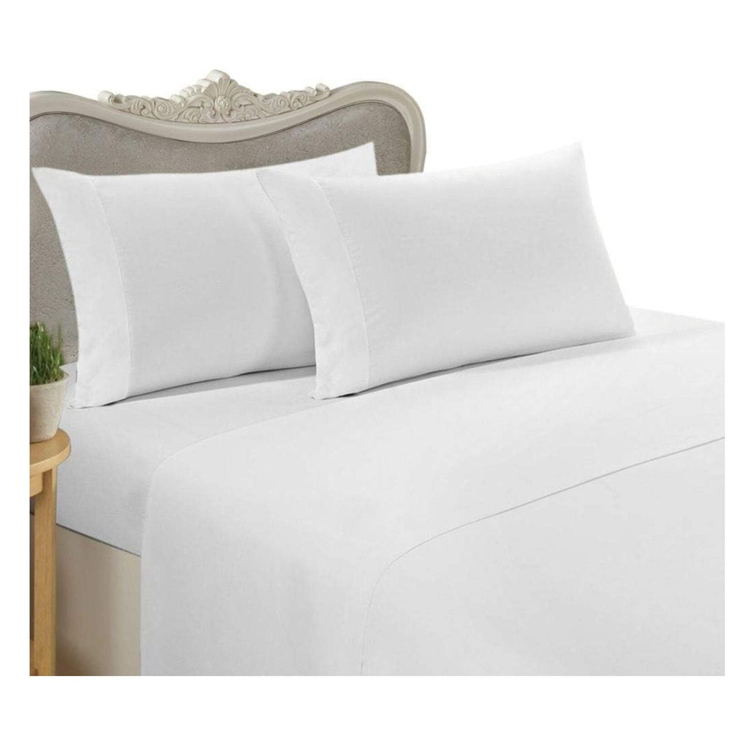 4 Piece Luxurious 1000 Thread Count Full Size Goose Down Alternative ...