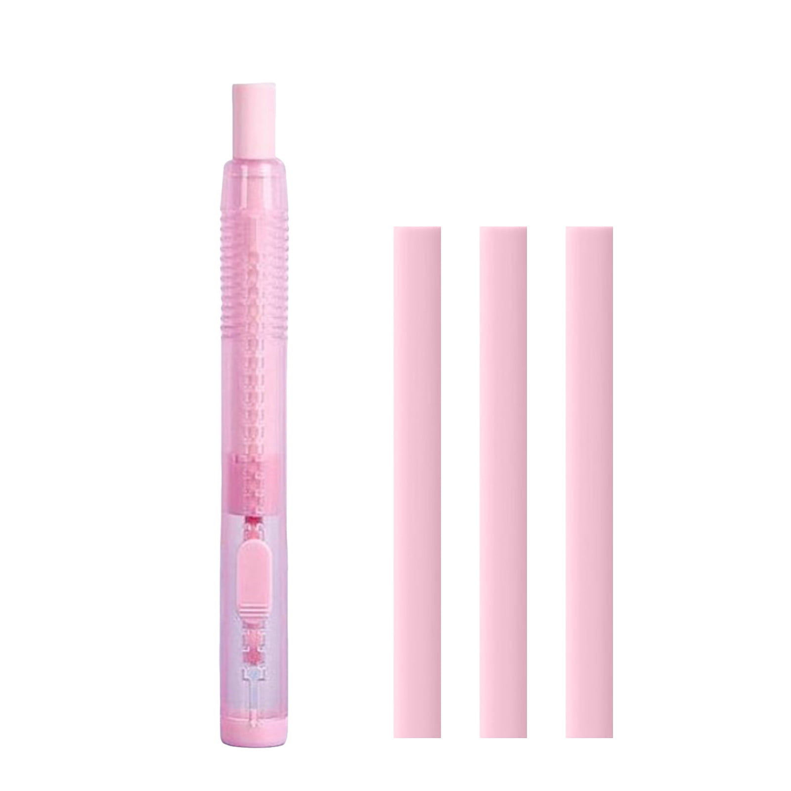 4 Piece Mechanical Eraser Pen Set Retractable Erasing Tool for Writing ...