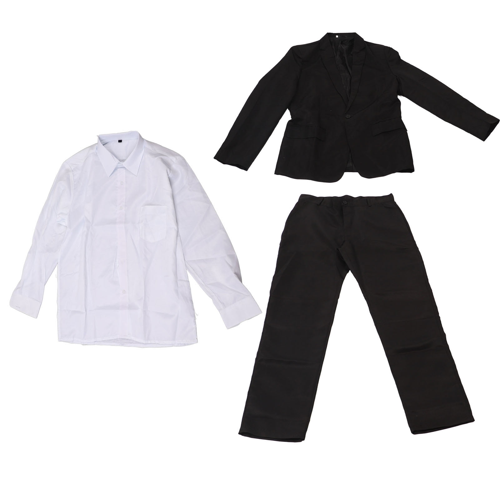 4 Piece Men Formal Suit Set Elegant Slim Fit One Button Wedding Suit ...