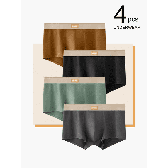 4-Piece Men's Boxers | Breathable & Skin-Friendly Like Embraced by ...