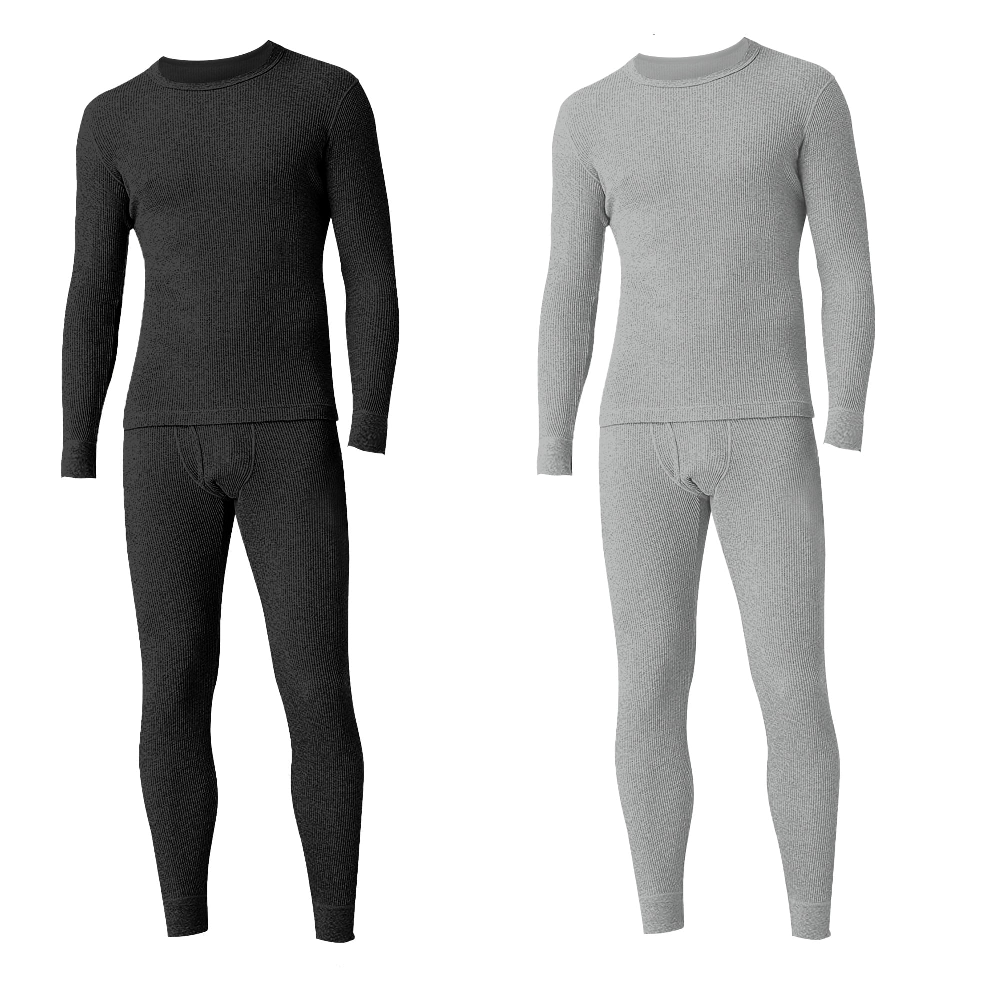 4-Piece Men's Winter Warm Soft Comfortable Waffle Knit Thermal Set ...
