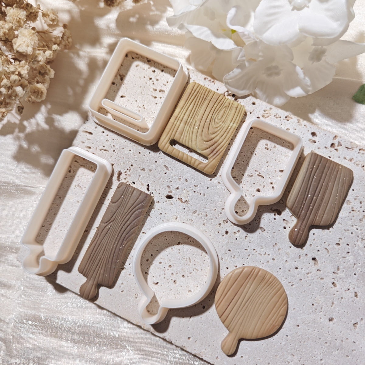 4-Piece Miniature Food and Kitchenware Molds Set for Polymer Clay and ...