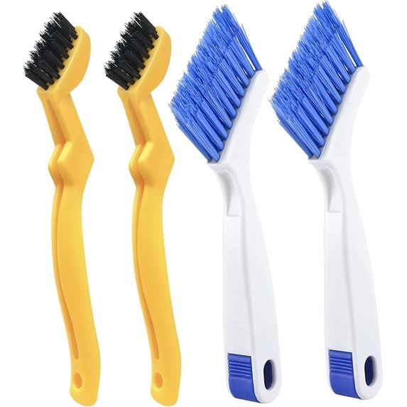 4-Piece Multi-Function Small Crevice Cleaning Brushes, Suitable for ...