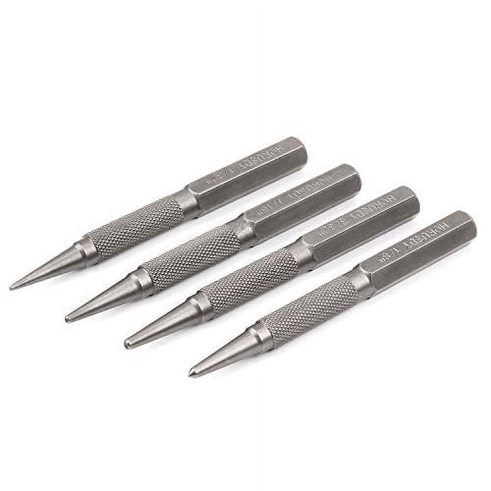 4-Piece Nail Setter Punch and Center Punch Set - Walmart.com