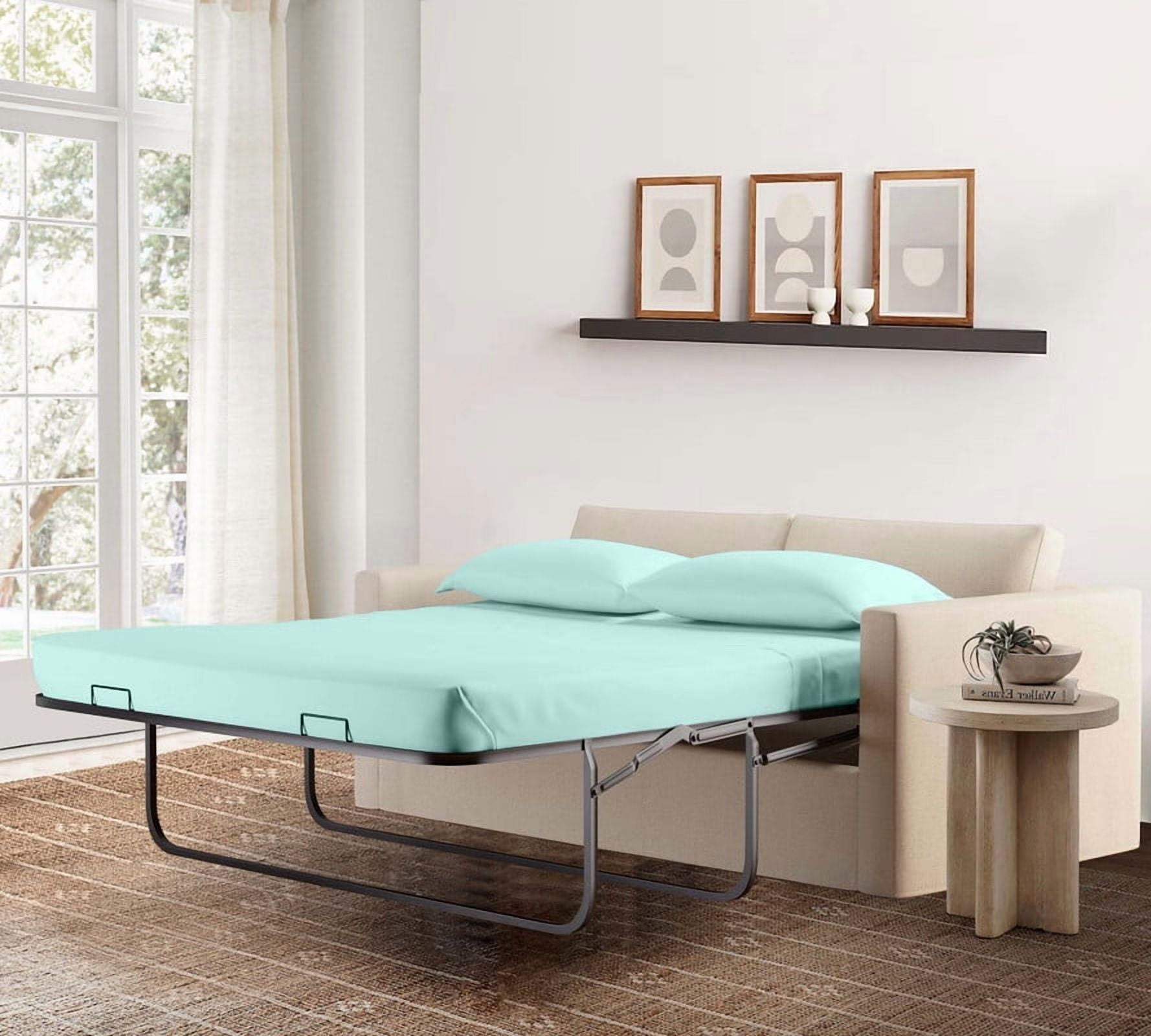 4-Piece Olympic Queen Sleeper Sofa Sheet Set, 100% Egyptian Cotton ...