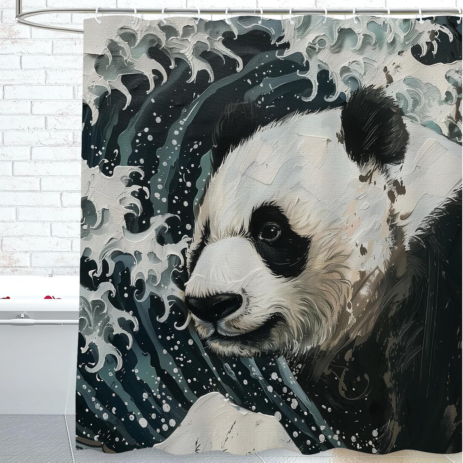 4 Piece Peony Shower Curtain Sets with Rugs Peony Bathroom Sets Peony ...