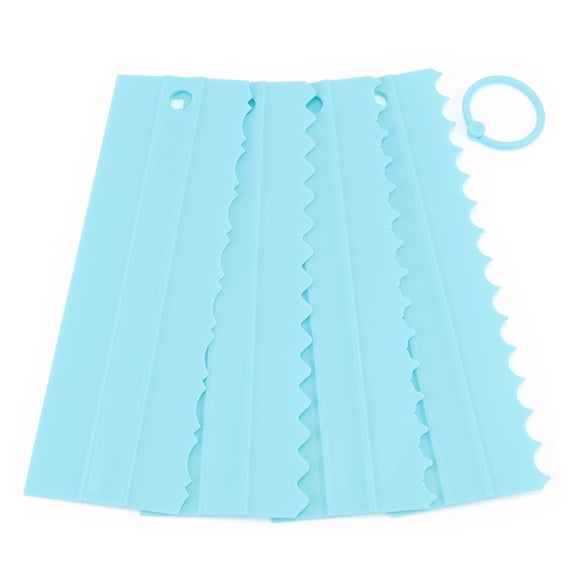 4-Piece Plastic Cream Scraper Set - Essential Tools for Cake Decoration ...