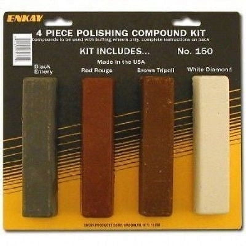 4 Piece Polishing Compound Buffing Rouge Sticks Polish Bars - Walmart.com