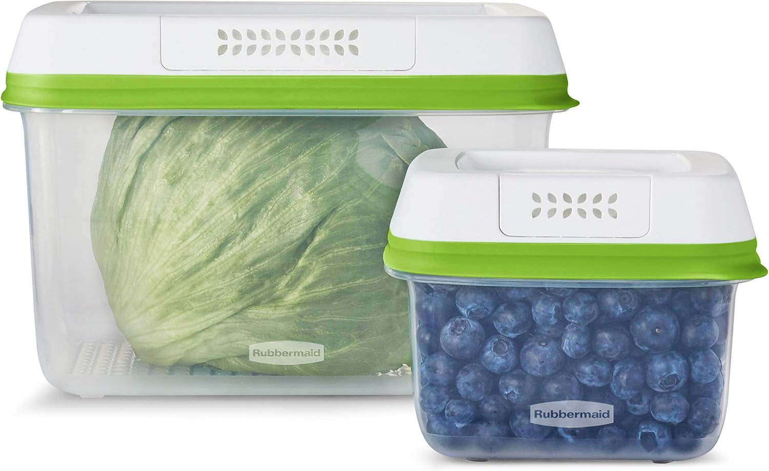 4-Piece Produce Saver Containers for Refrigerator with Lids for Food ...