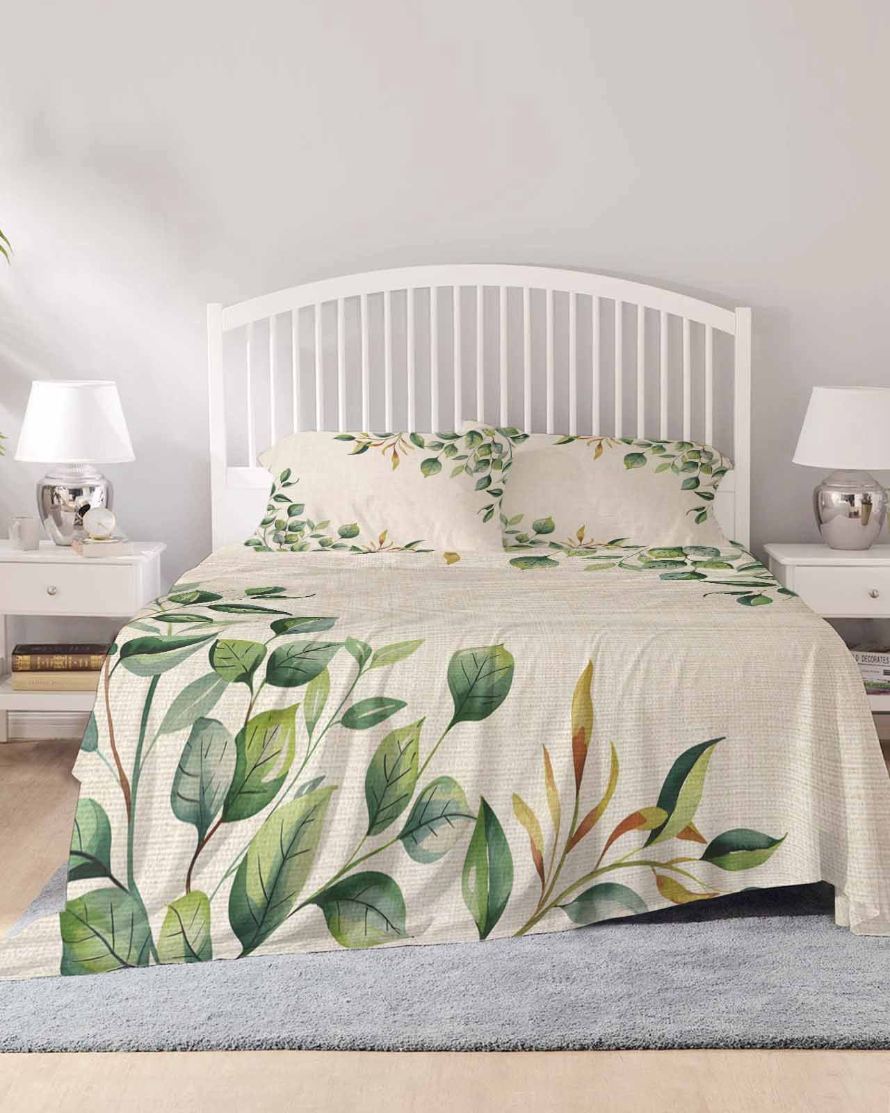 4 Piece Queen Sheet Set Eucalyptus Sheets Set for Queen Size Bed ...