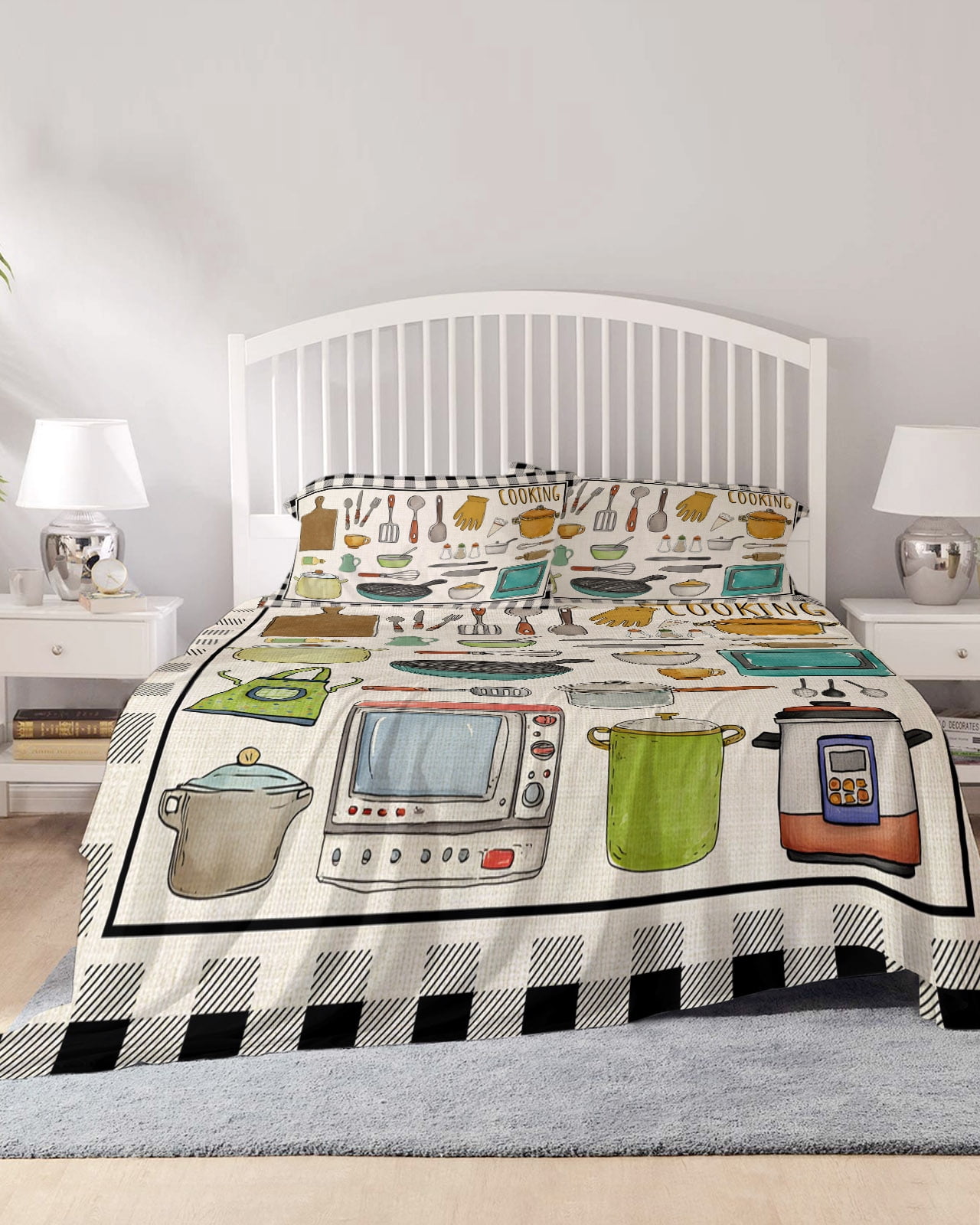 4 Piece Queen Sheet Set Kitchenware Sheets Set for Queen Size Bed ...