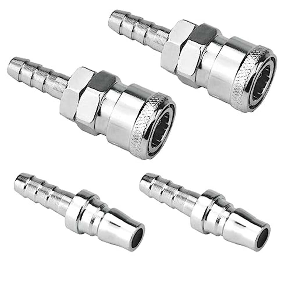 4-Piece Quick Release Gas Hose Copper Nozzle Connector Heater Hose ...