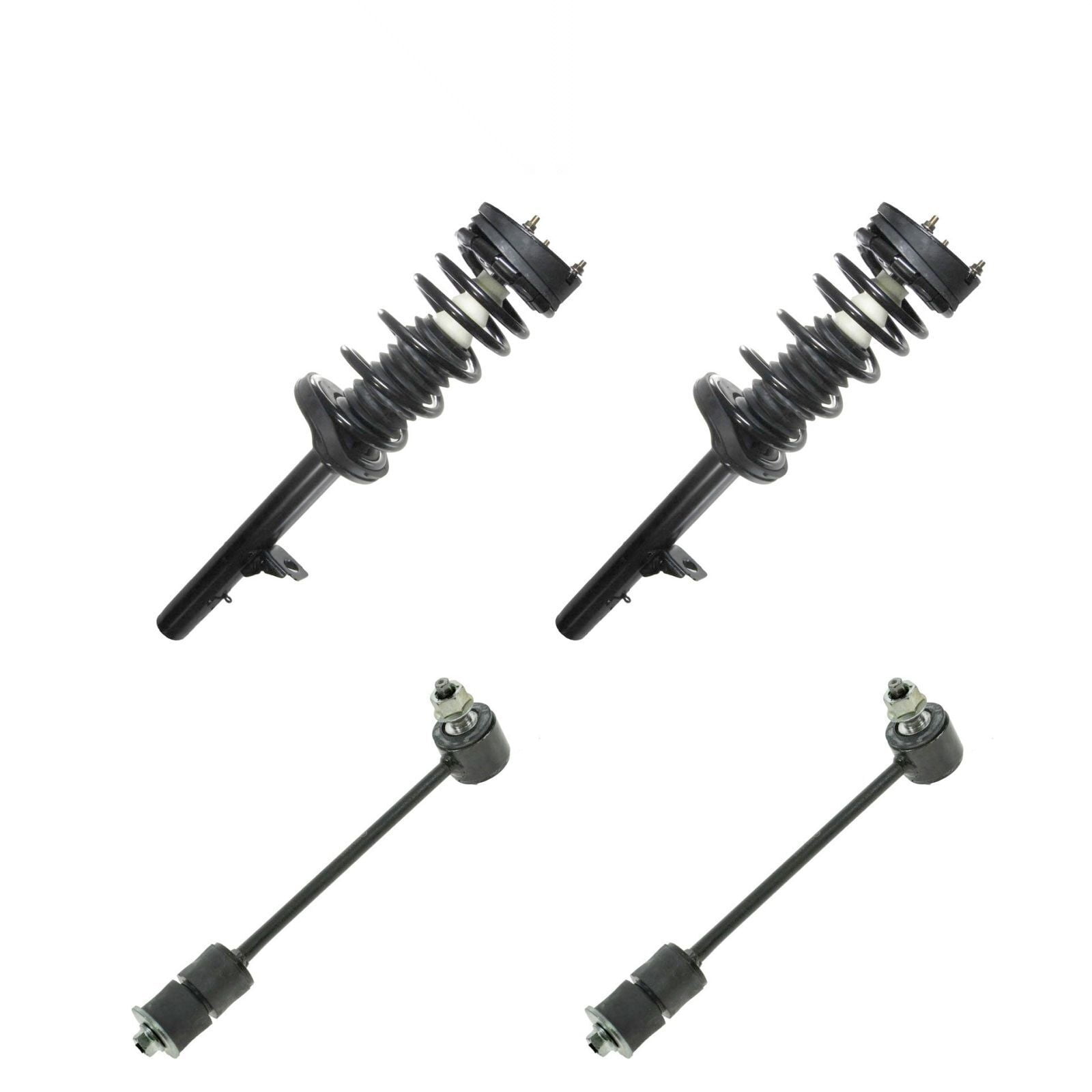 4 Piece Rear Suspension Kit Complete Strut Assemblies Sway Bar End ...